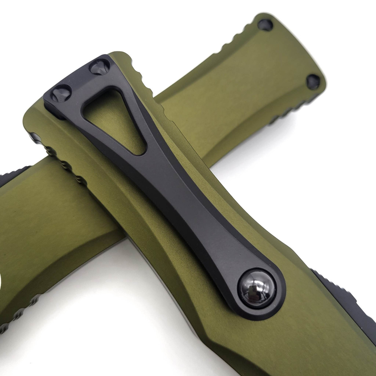 Microtech 703 2od Hera Single Edge Partial Serrated Black Standard
