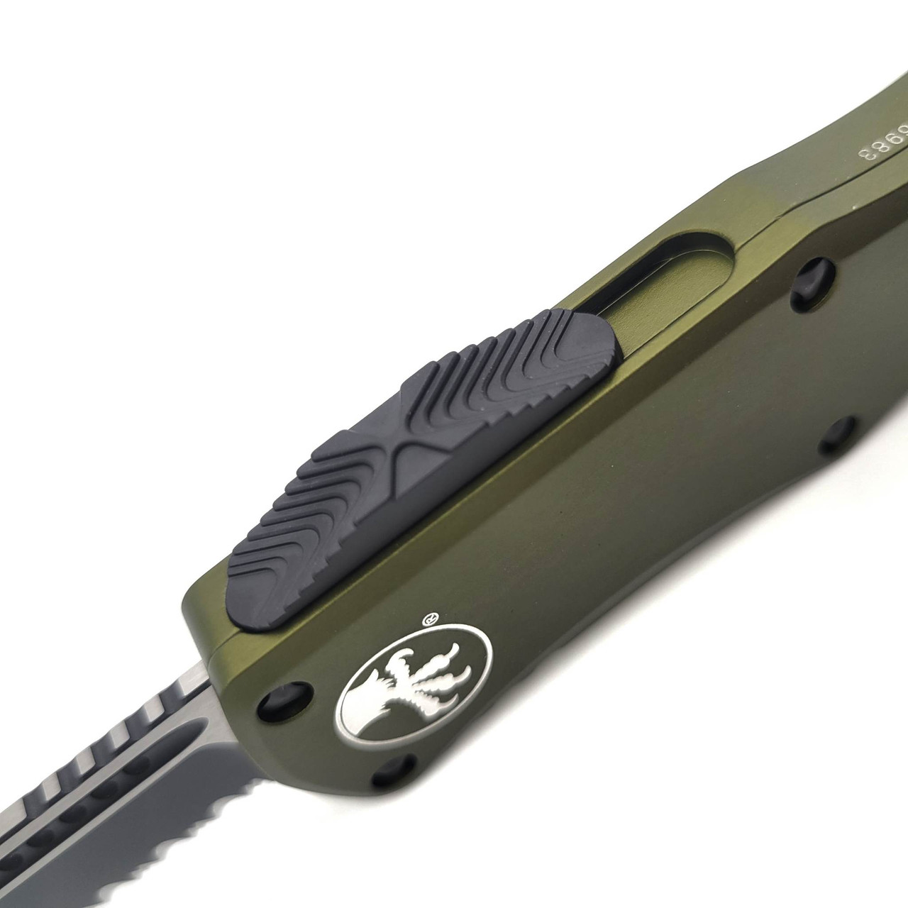 Microtech 703 2od Hera Single Edge Partial Serrated Black Standard