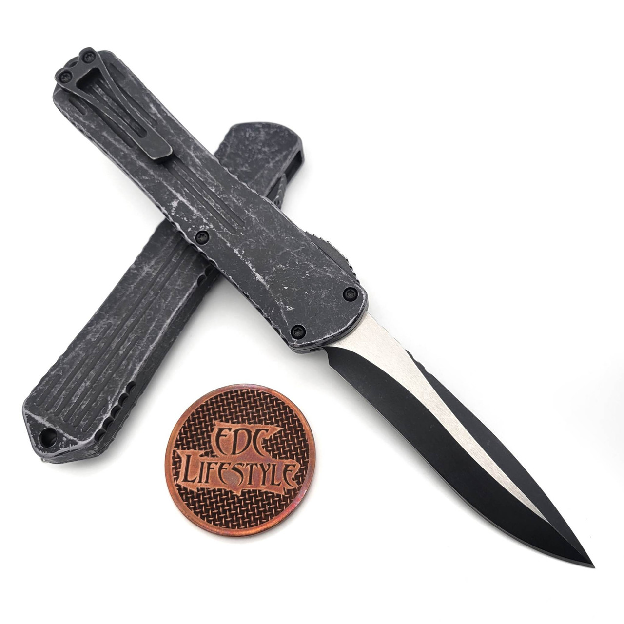 Heretic Knives Manticore X Recurve Two Tone Battleworn Breakthrough