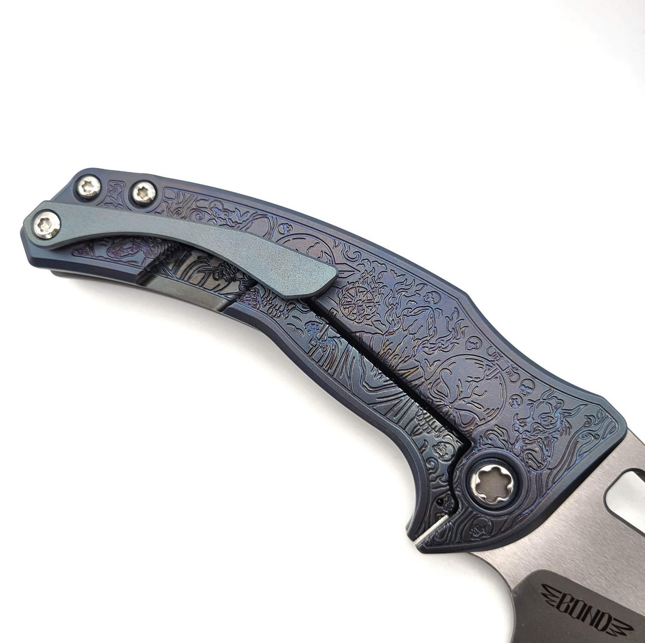 Borka Blades/Ti2 Design Shylock Acid Wash Two Tone Blade Blue Hula