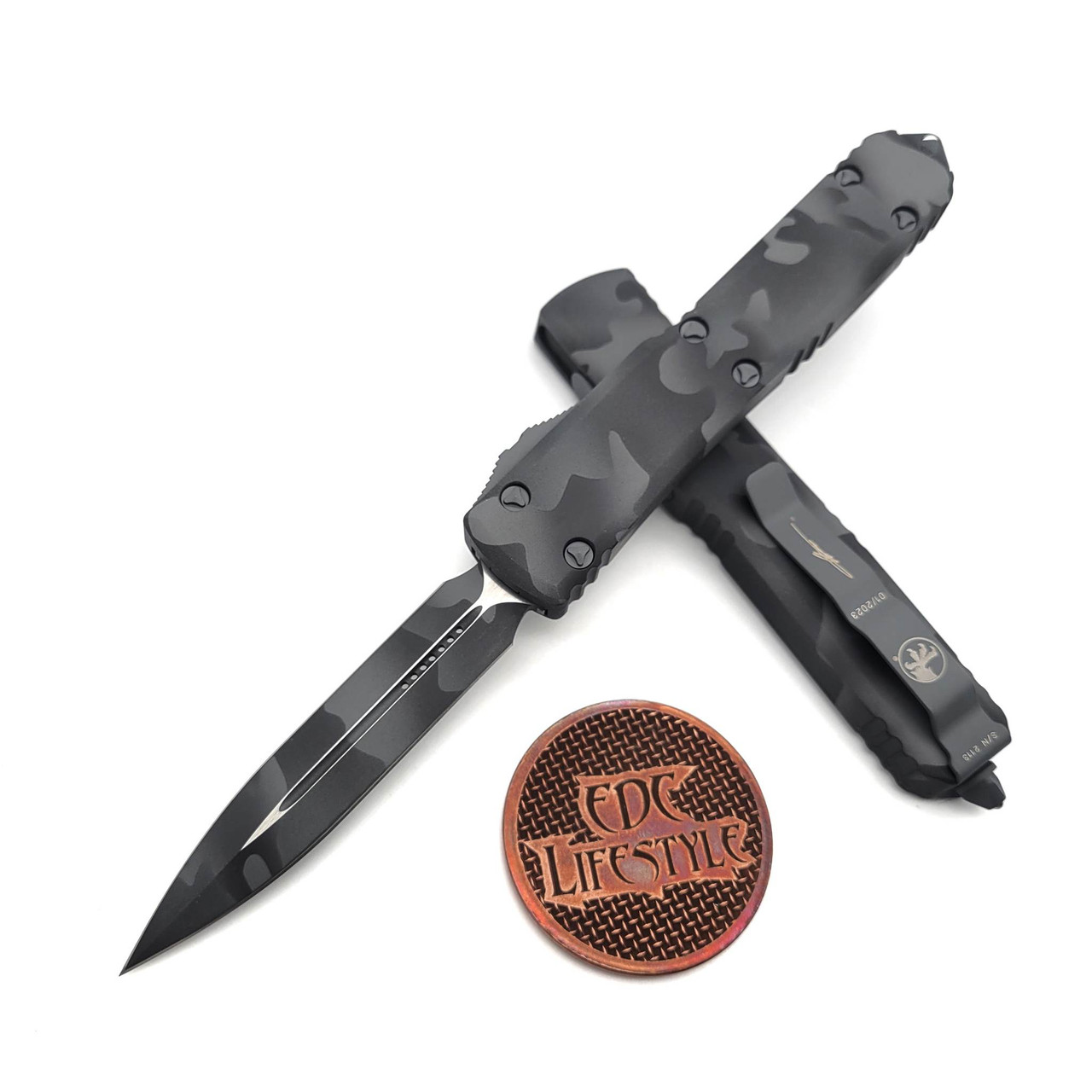 Microtech Ultratech 122-1UCS Urban Camo Double Edge