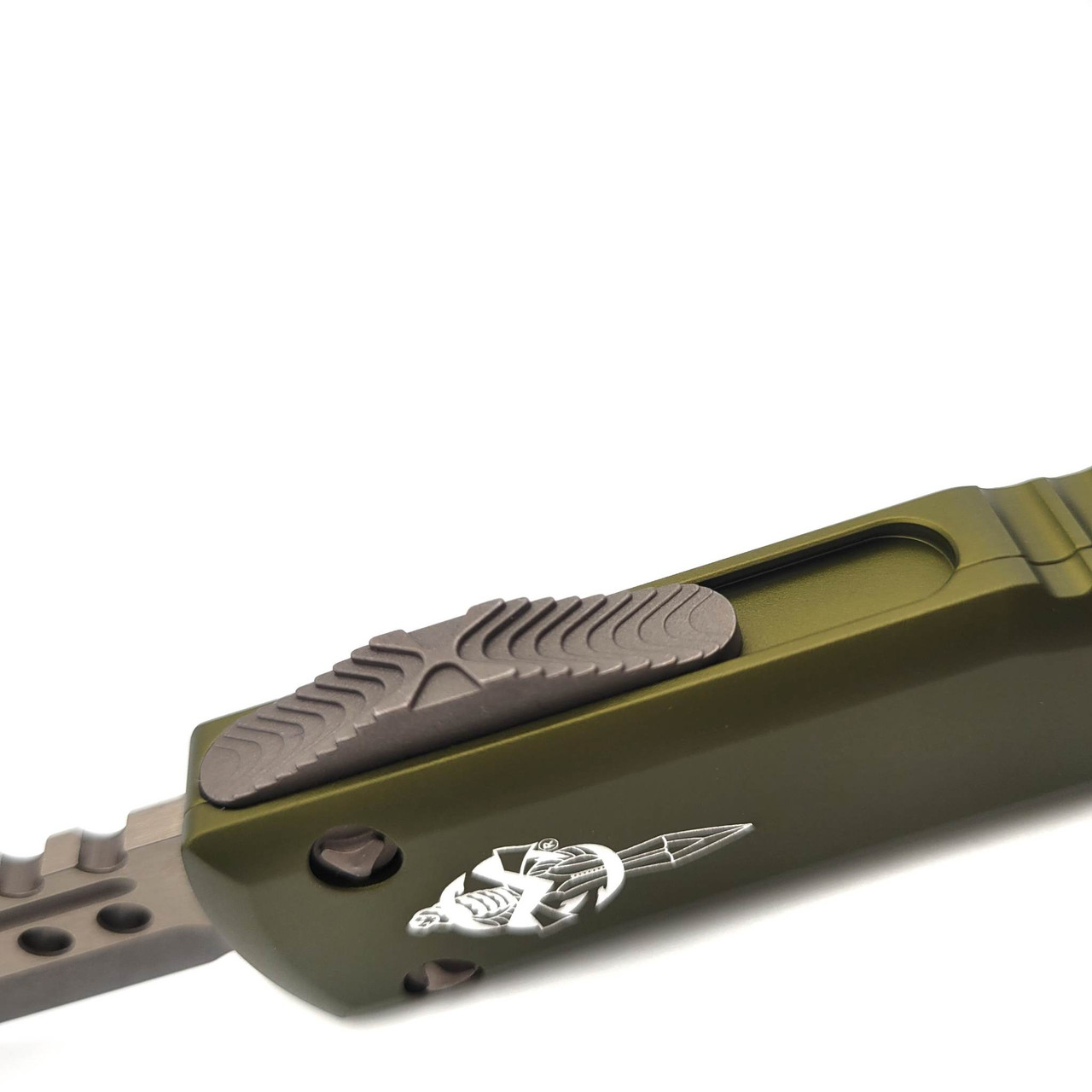 Microtech Ultratech 119w 13apods Od Green Bronzed Apocalyptic Warhound