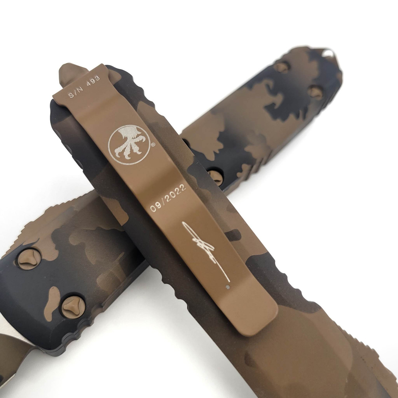 Microtech Ultratech 121 1ccs Coyote Camo Single Edge