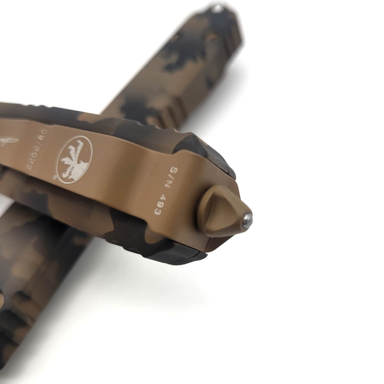 Microtech Ultratech 121 1ccs Coyote Camo Single Edge