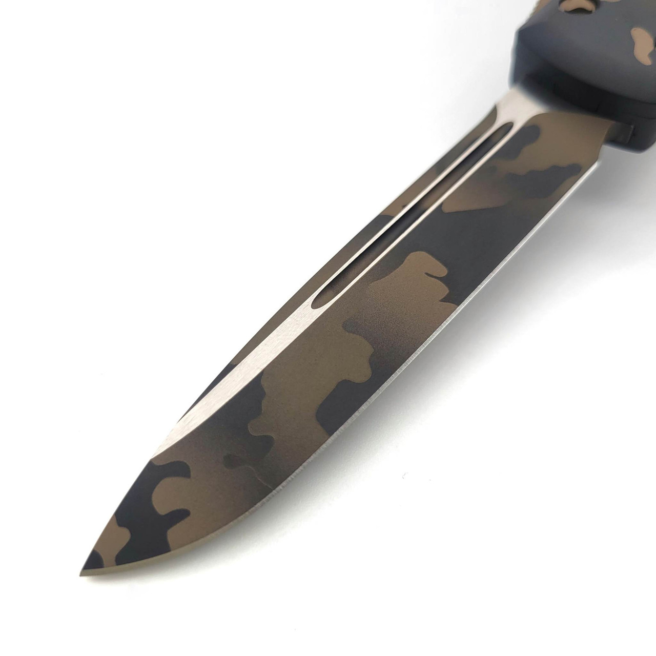 Microtech Ultratech 121 1ccs Coyote Camo Single Edge