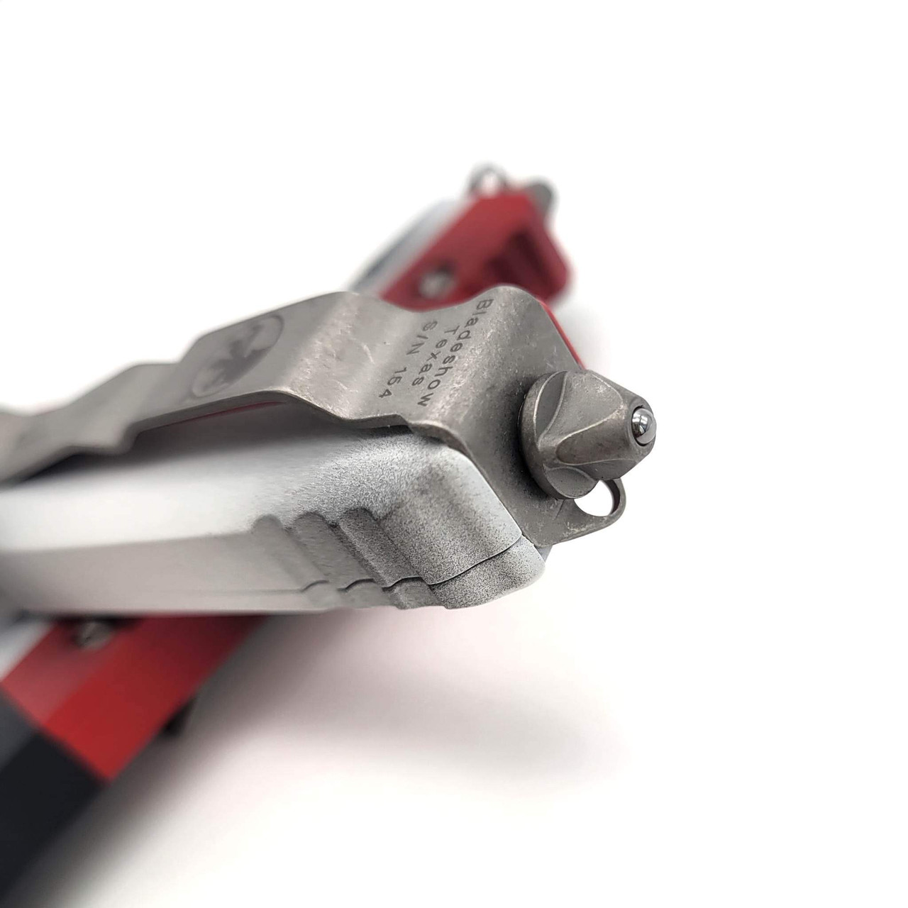 Microtech Ultratech 123-12BSTX Blade Texas Show Special Tanto Edge Full ...