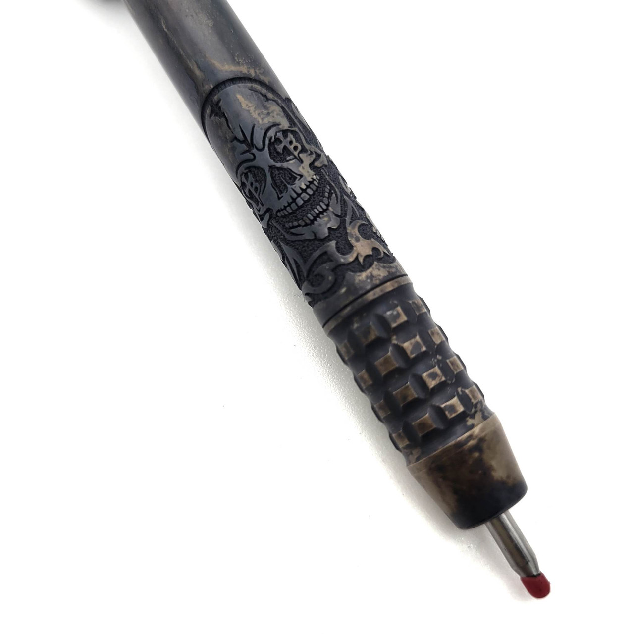 Ti2 Design Boltliner with Borka Blades Fallout Skulls - Full Size Pen