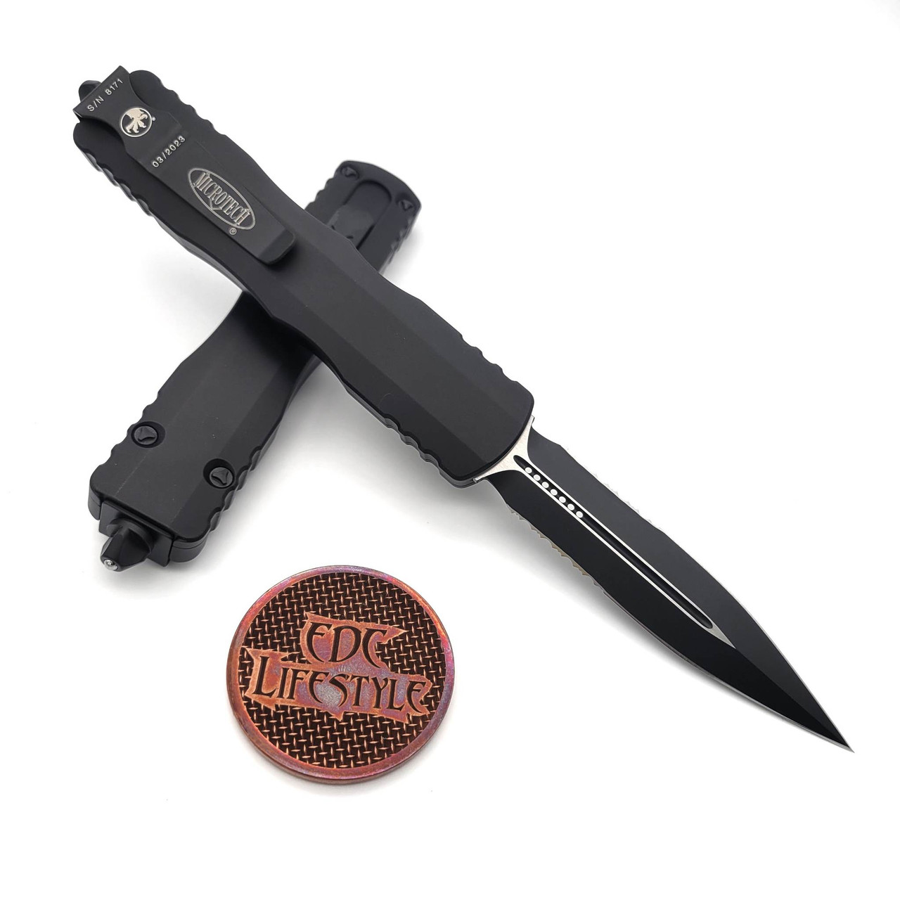 Microtech Dirac Delta 227 2t Tactical Double Edge Partial Serrated