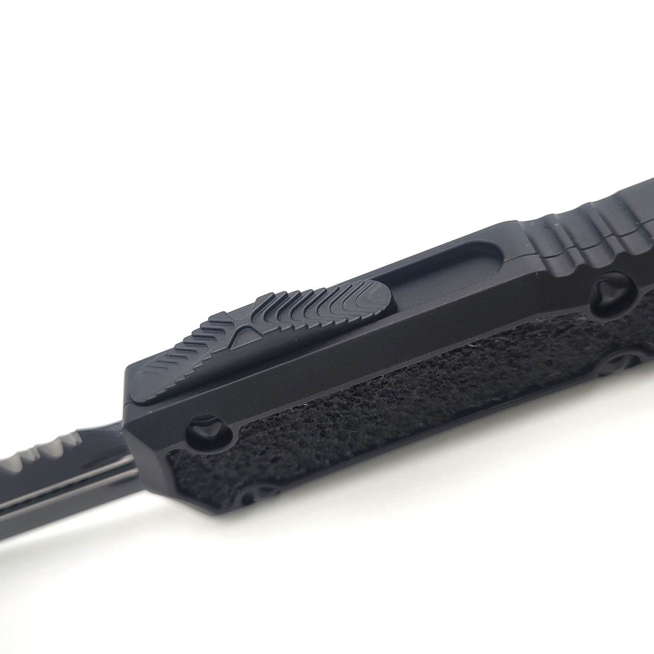 Microtech Makora 206 3ts Black Tactical Double Edge Full Serrated