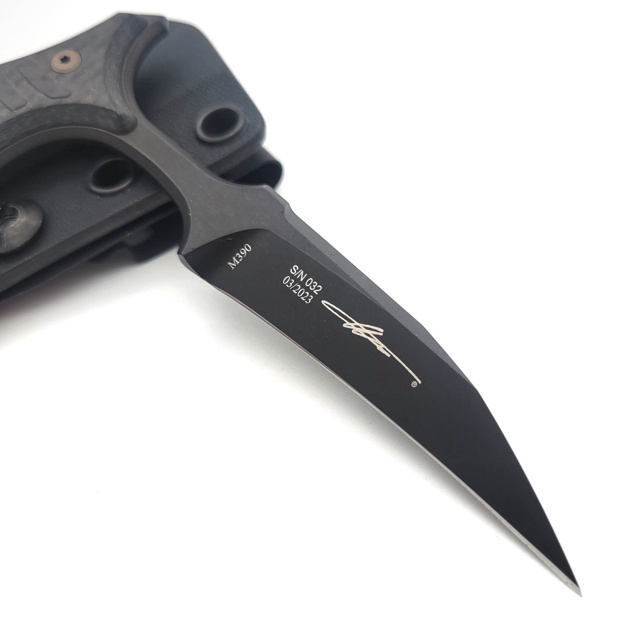 Microtech/Bastinelli Bee 218-1DLCCFS DLC Bee Push Dagger Carbon Fiber ...
