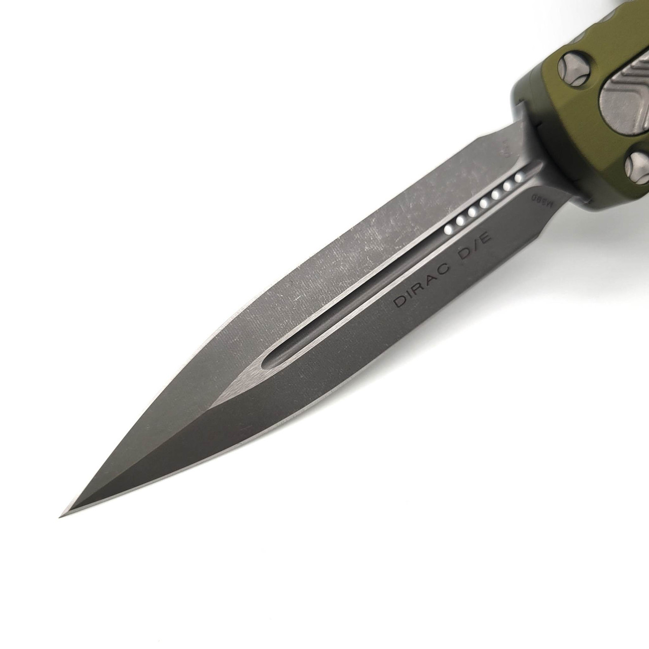 Microtech Dirac 225 10apod Od Green Apocalyptic Double Edge