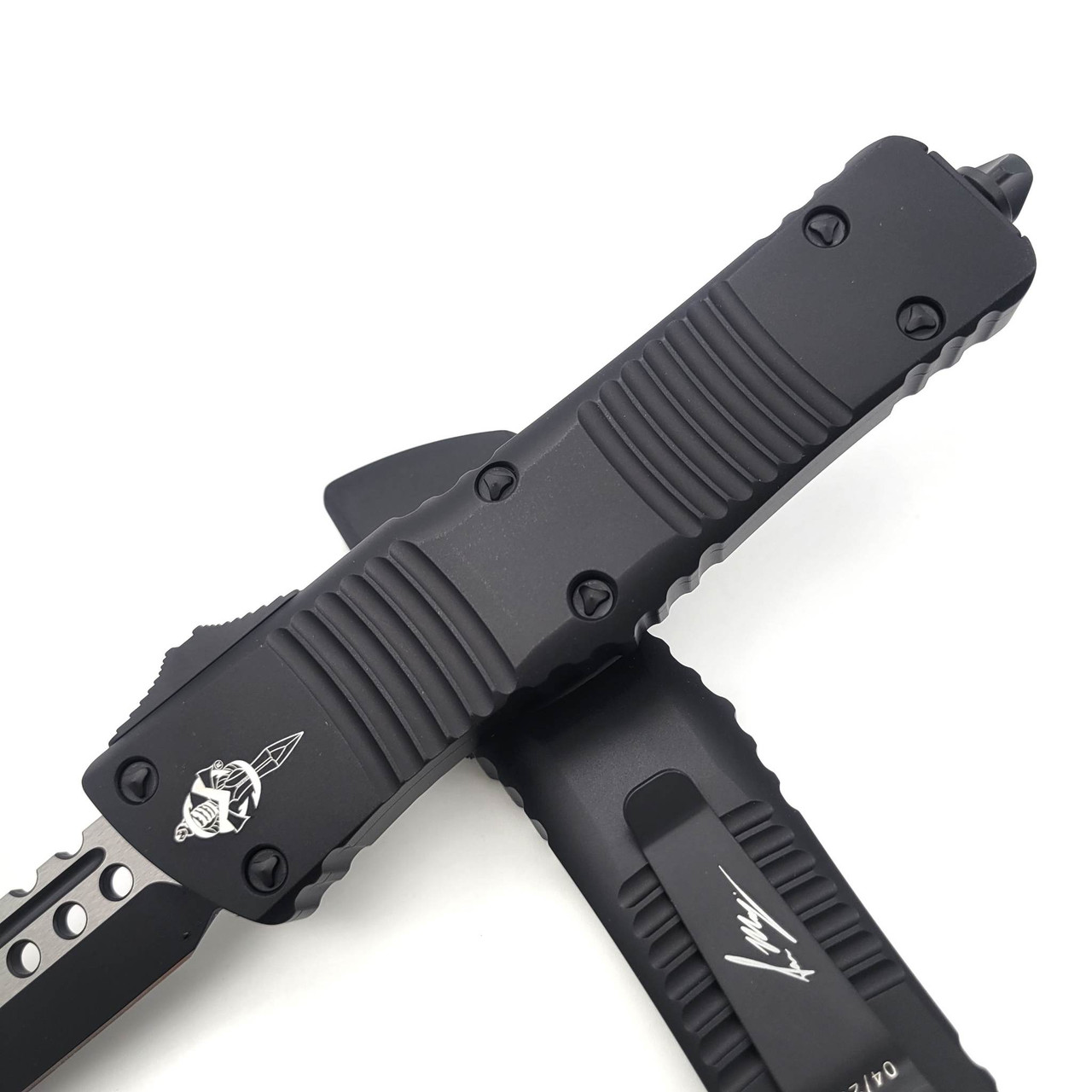 Microtech Combat Troodon 219 1ts Tactical Hellhound Black Standard