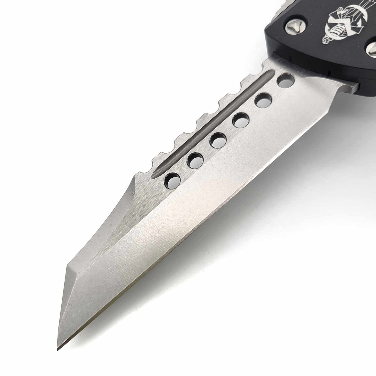 Microtech Combat Troodon 219w 10s Black Warhound Stonewash Standard
