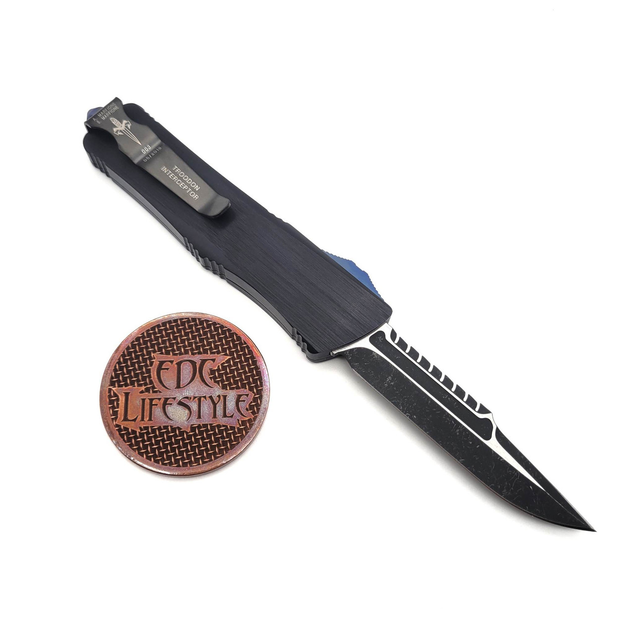 Marfione Custom Troodon Interceptor Two Tone Dark Matter Finish W