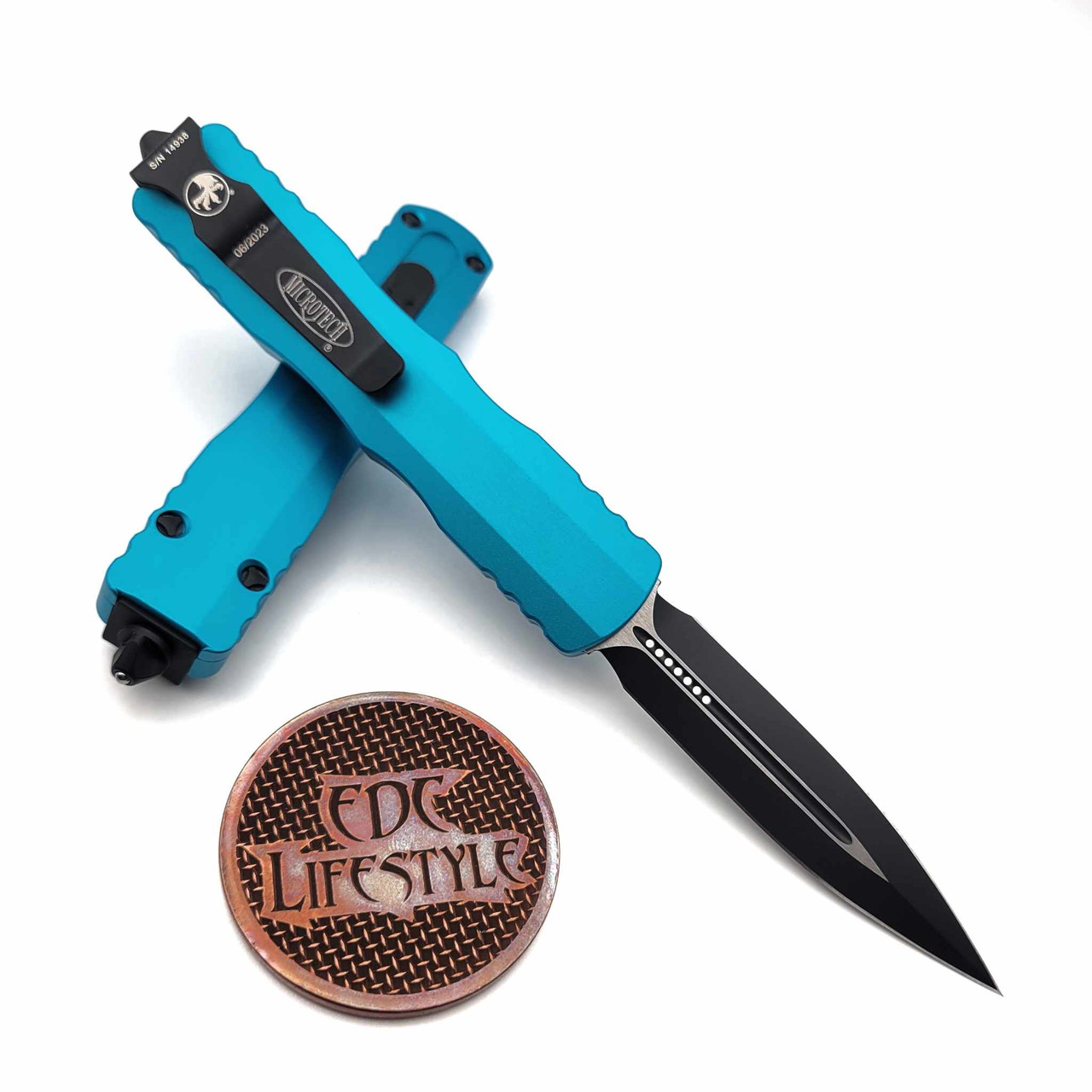 Microtech 225 1tq Turquoise Dirac Double Edge Black Standard