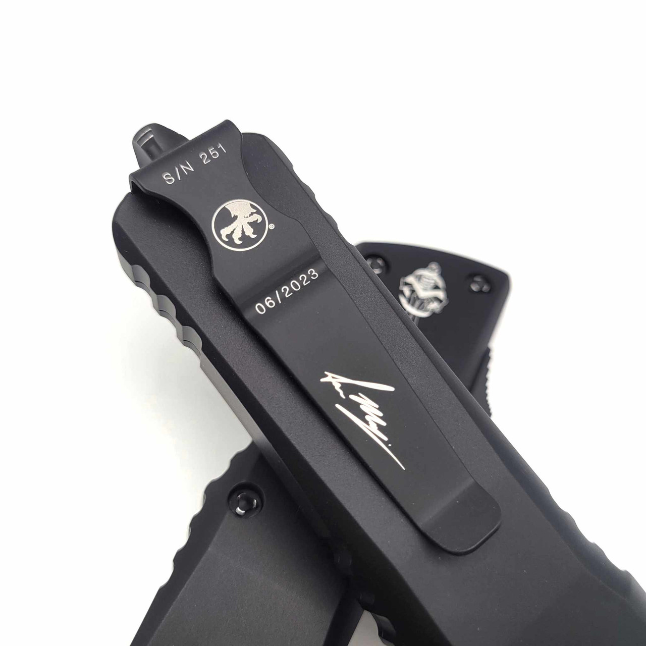 Microtech Combat Troodon 219RS-1TS Straight Razor Smooth Body Tactical ...