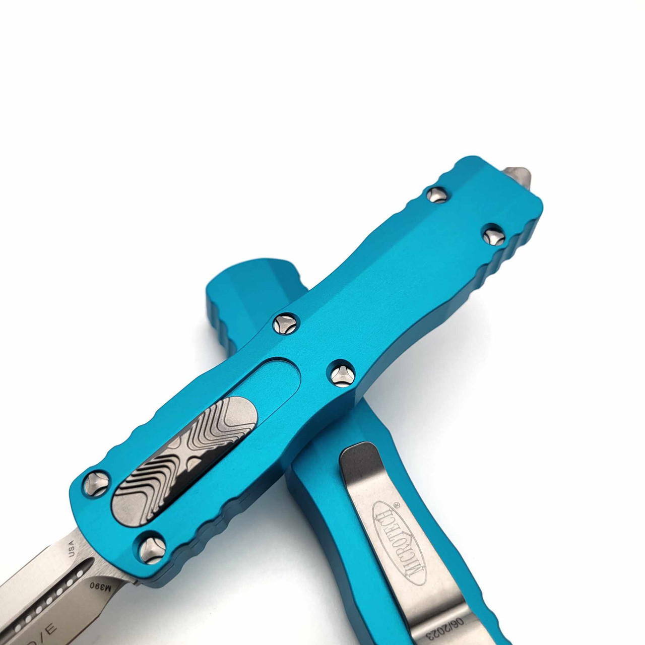 Microtech 225 10tq Turquoise Dirac Double Edge Stonewash Standard