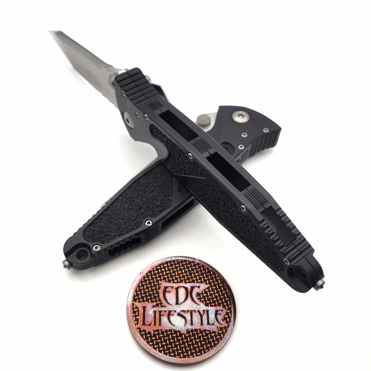 Microtech Socom Elite Manual 161 11 Tanto Edge Partial Serrated Stonewash