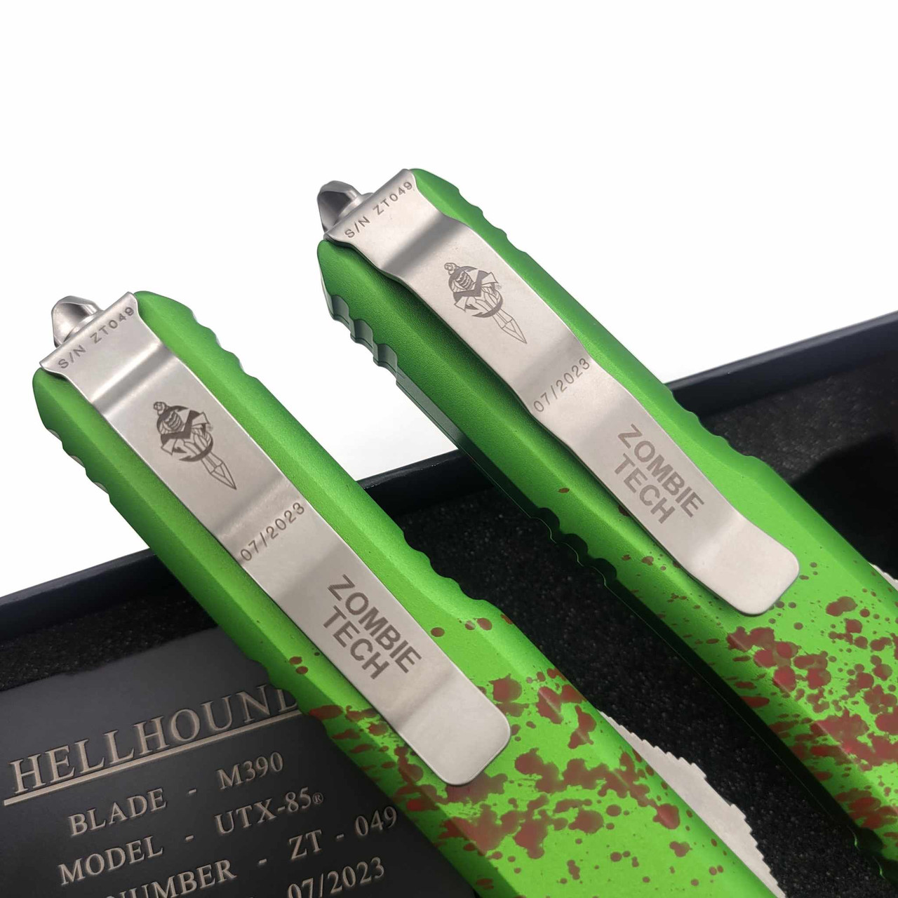 Microtech Utx 85 719 10setzts Hellhound And Warhound Zombie Tech