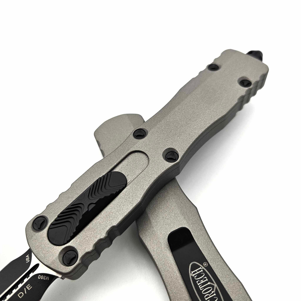 Microtech 227 1tg Titanium Gray Dirac Delta Tactical Double Edge