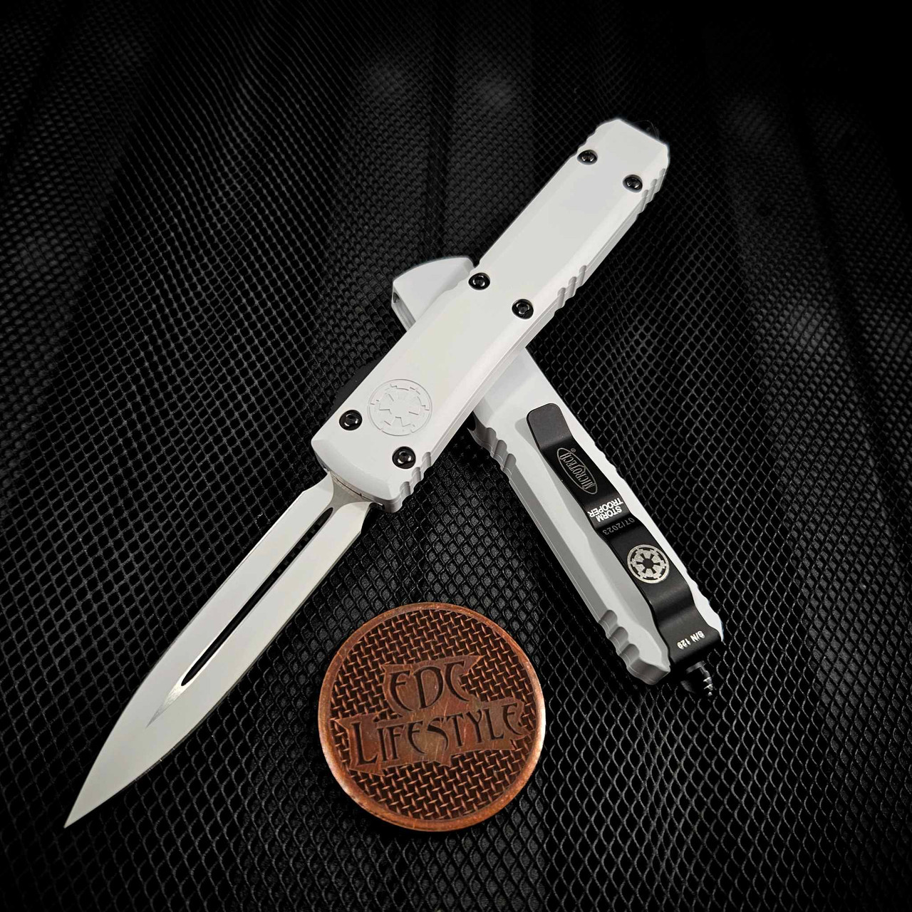 Microtech Ultratech 122 1std Star Wars Storm Trooper Double Edge Deep