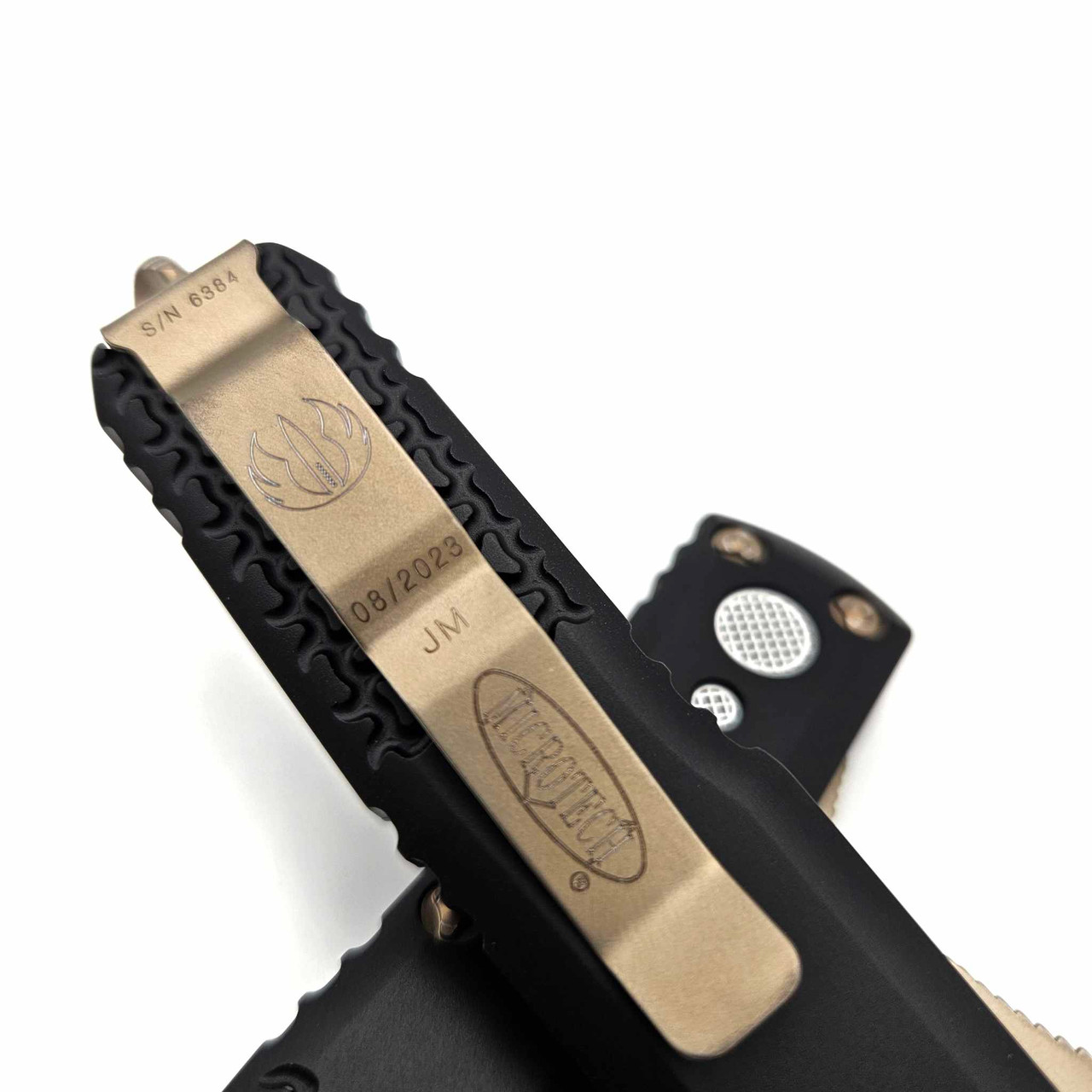 Microtech UTX-85 232-3JM Green Double Edge Full Serrated Star Wars Jedi ...