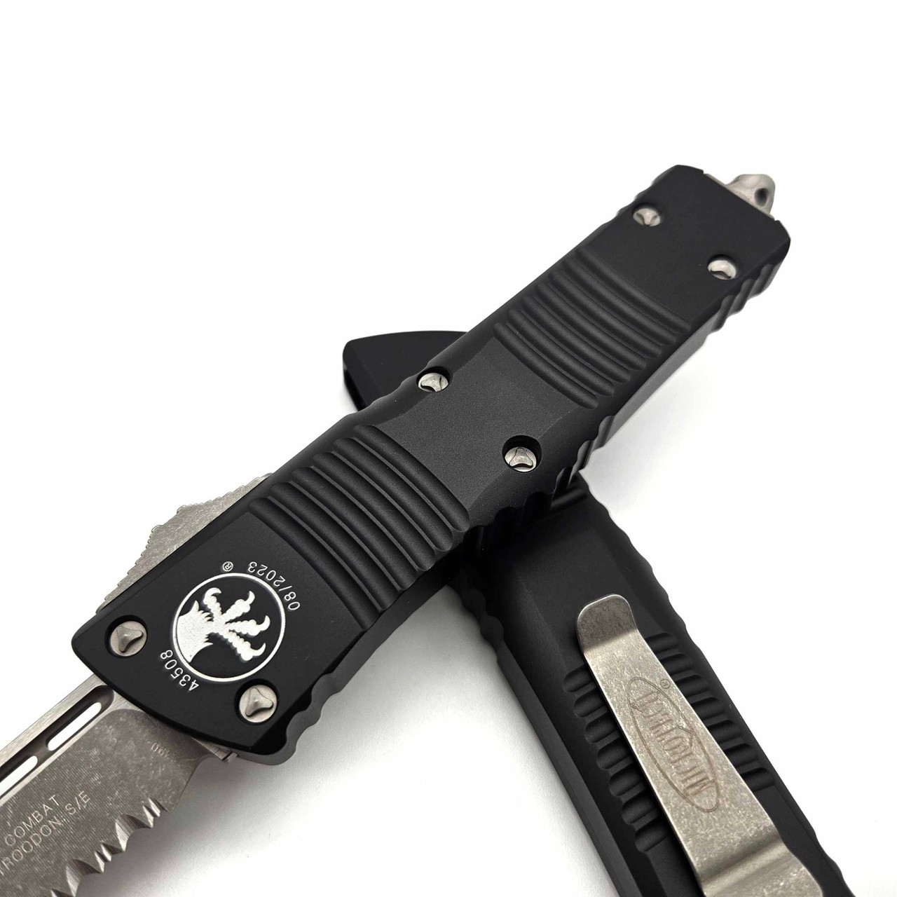 Microtech Combat Troodon 143 11ap Black Apocalyptic Single Edge Partial
