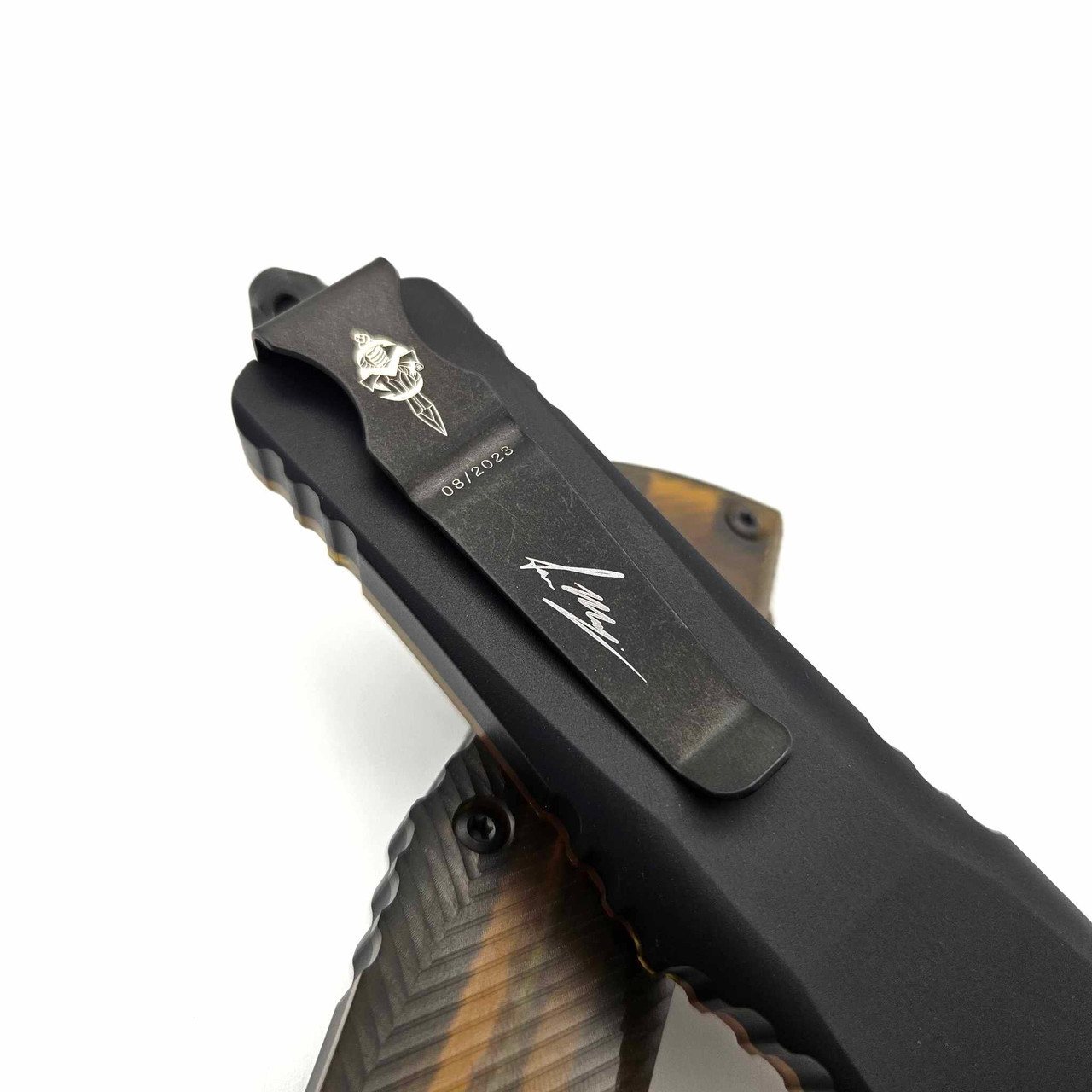 Microtech Combat Troodon 219 1dlctuls Ultem Top Hellhound Tanto Edge Dlc
