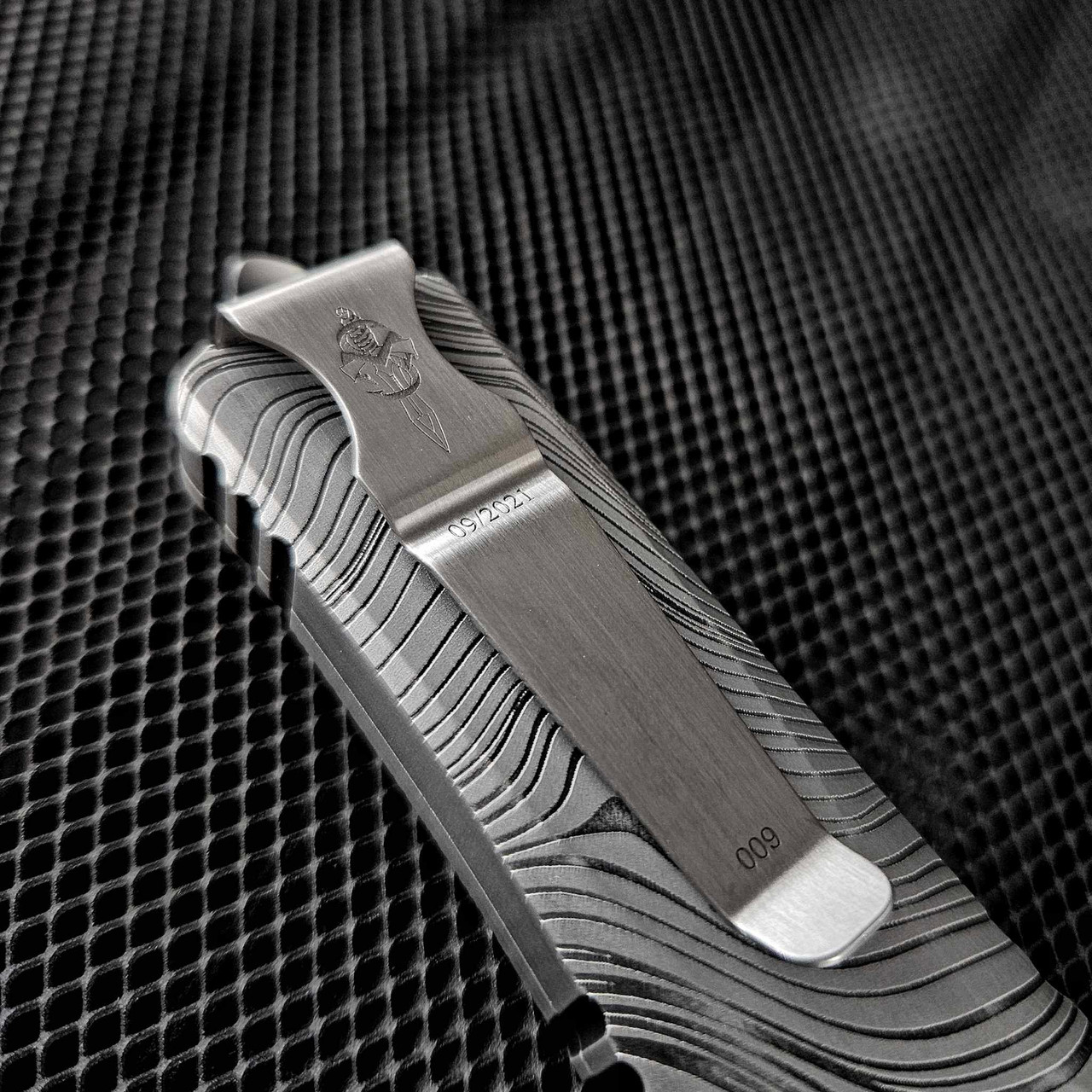 Marfione Custom Combat Troodon Hellhound Tanto Mirror Polish Beskar ...