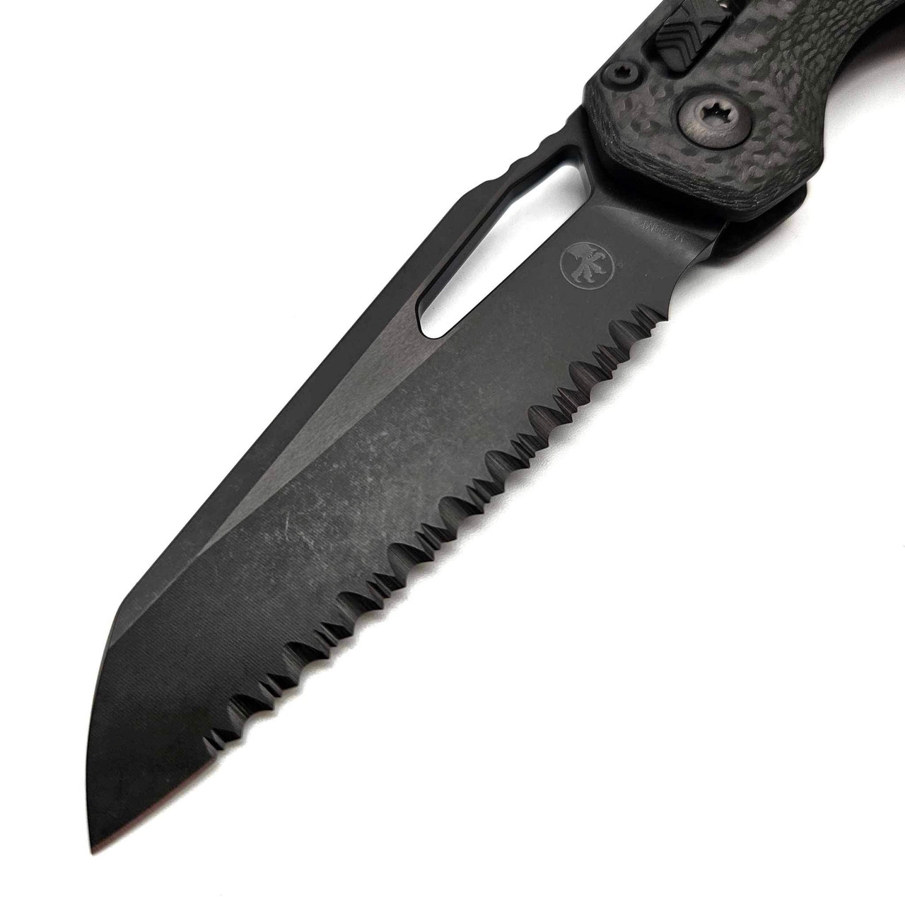 Microtech MSI S/E 210-3DLCTFRCFS Frag Carbon Fiber Handle DLC Full ...