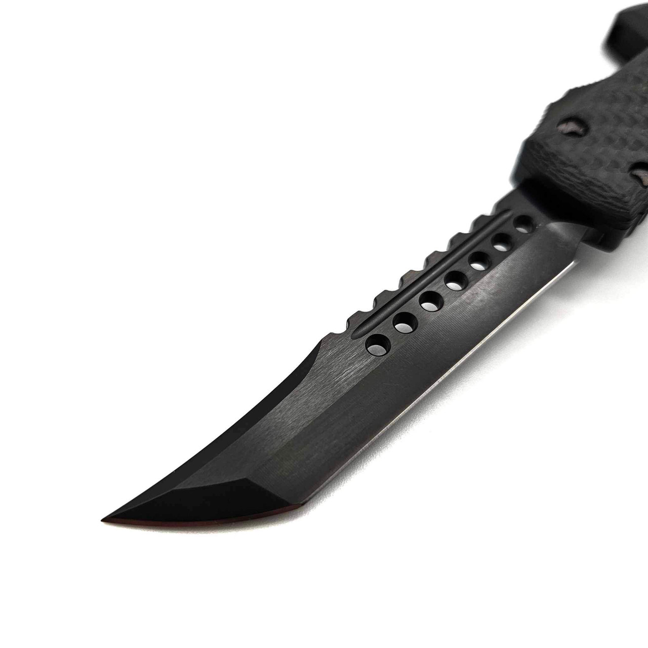 Microtech Ultratech 119 1dlctcfsh Hellhound Carbon Fiber Top Dlc Standard