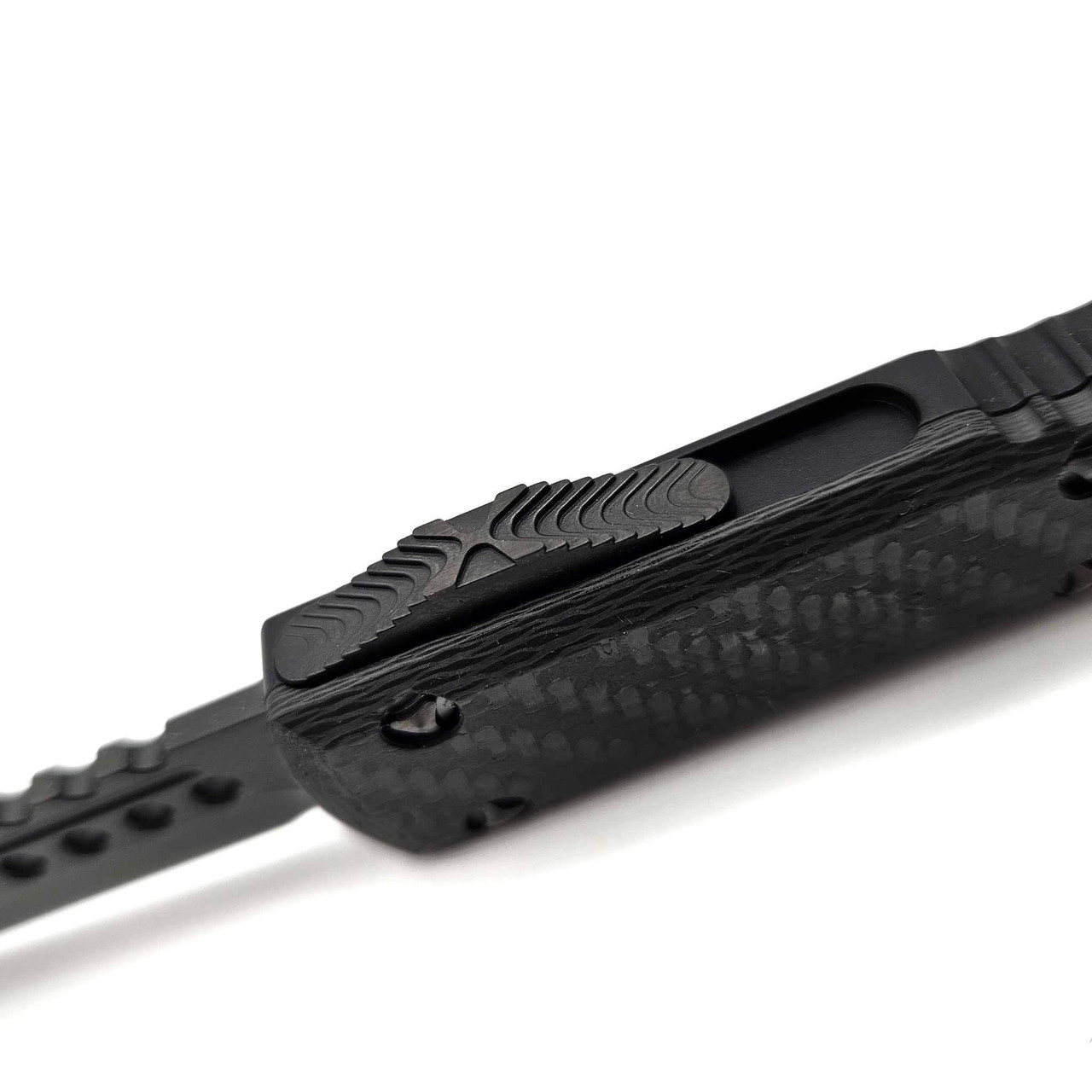 Microtech Ultratech 119 1dlctcfsh Hellhound Carbon Fiber Top Dlc Standard