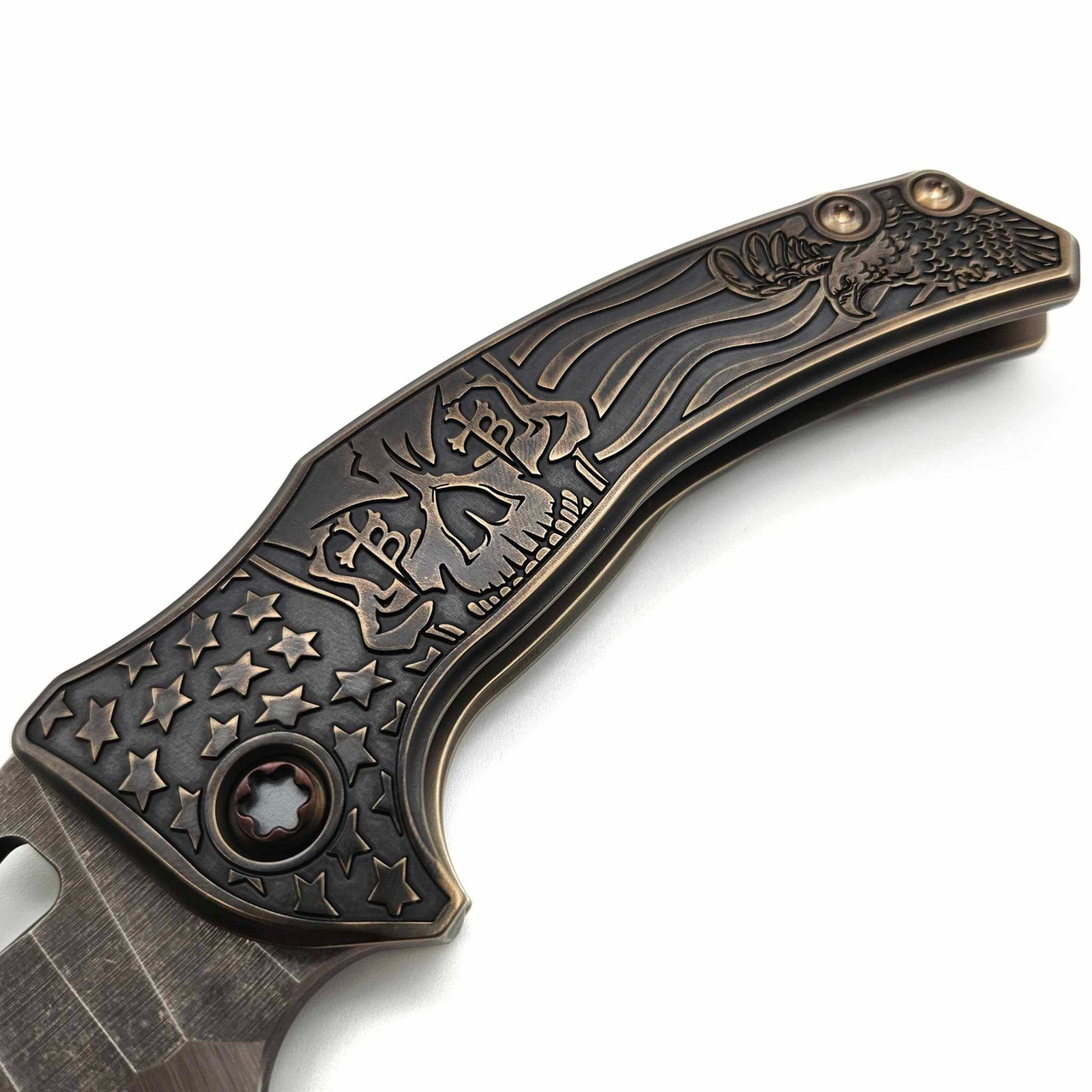 Borka Blades/Ti2 Design Shylock TRD Patriot Rock Grind Blade