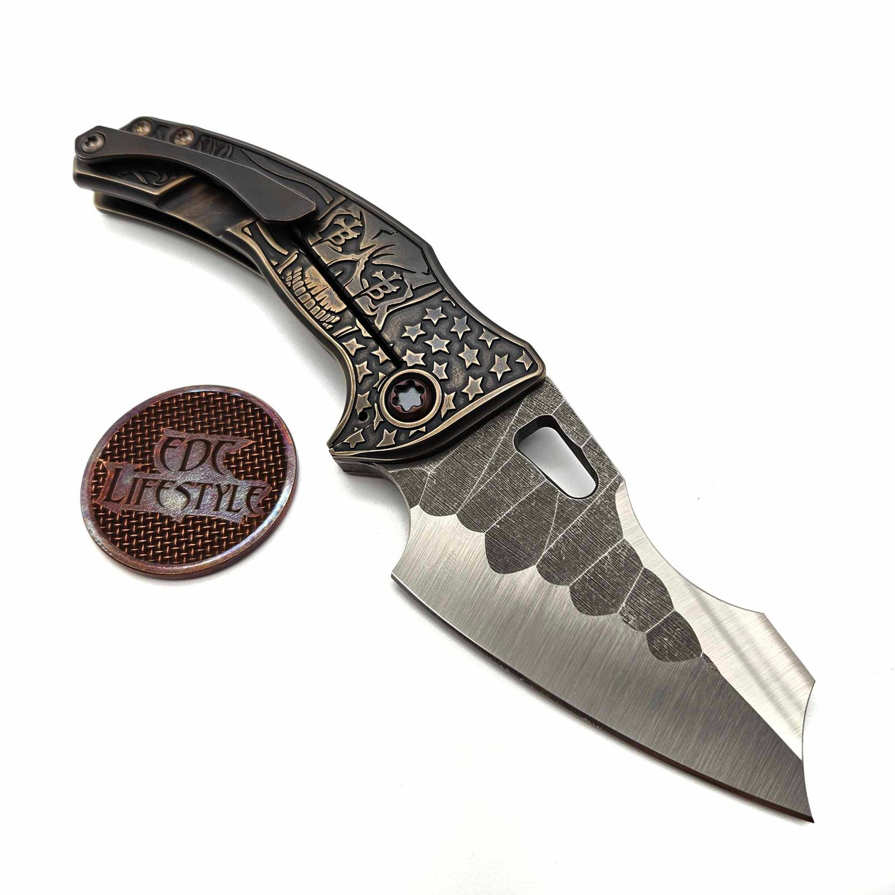 Borka Blades/Ti2 Design Shylock TRD Patriot Rock Grind Blade