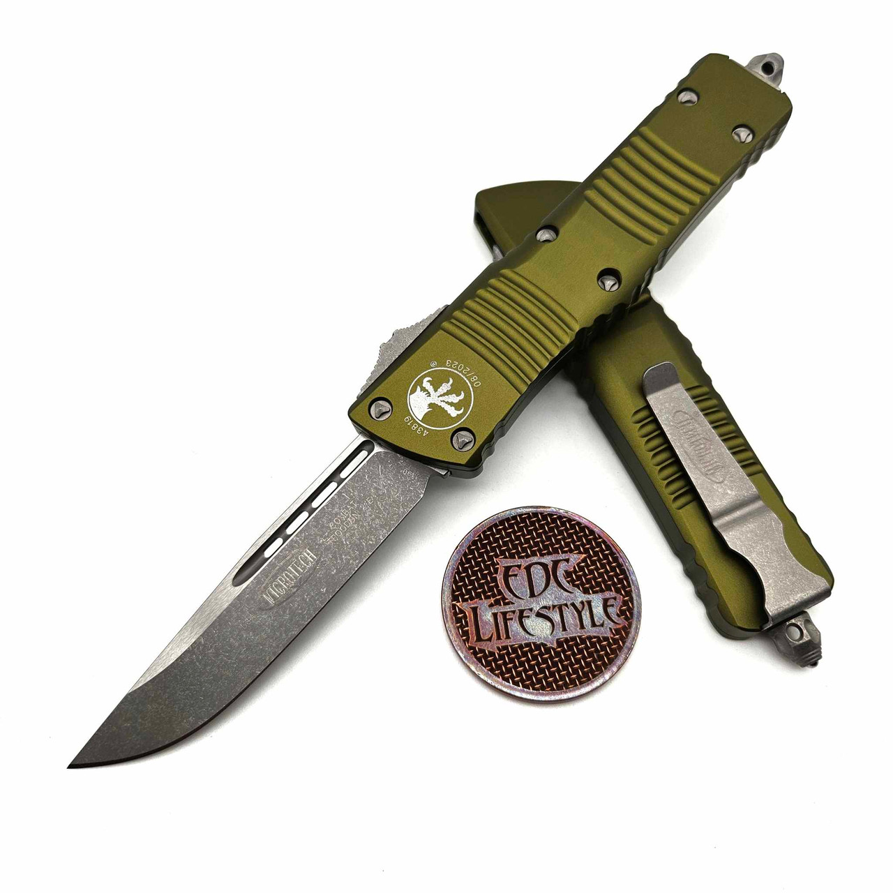 Microtech Combat Troodon 143 10apod Od Green Apocalyptic Single Edge