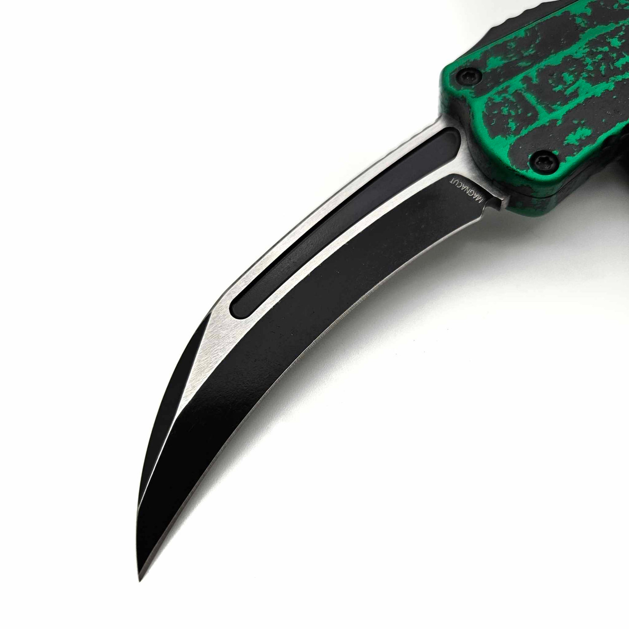 Heretic Roc Two Tone Battle Black Blade Breakthrough Toxic Green H060