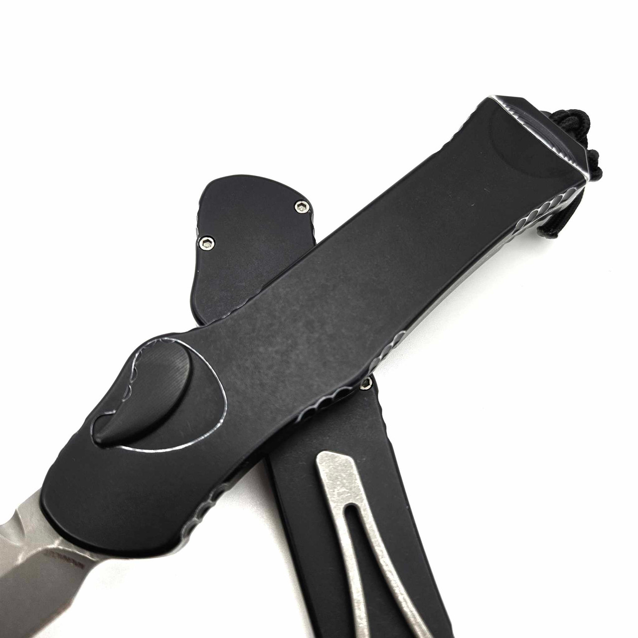 Heretic Knives Hydra Single Action Auto Recurve Battleworn Standard