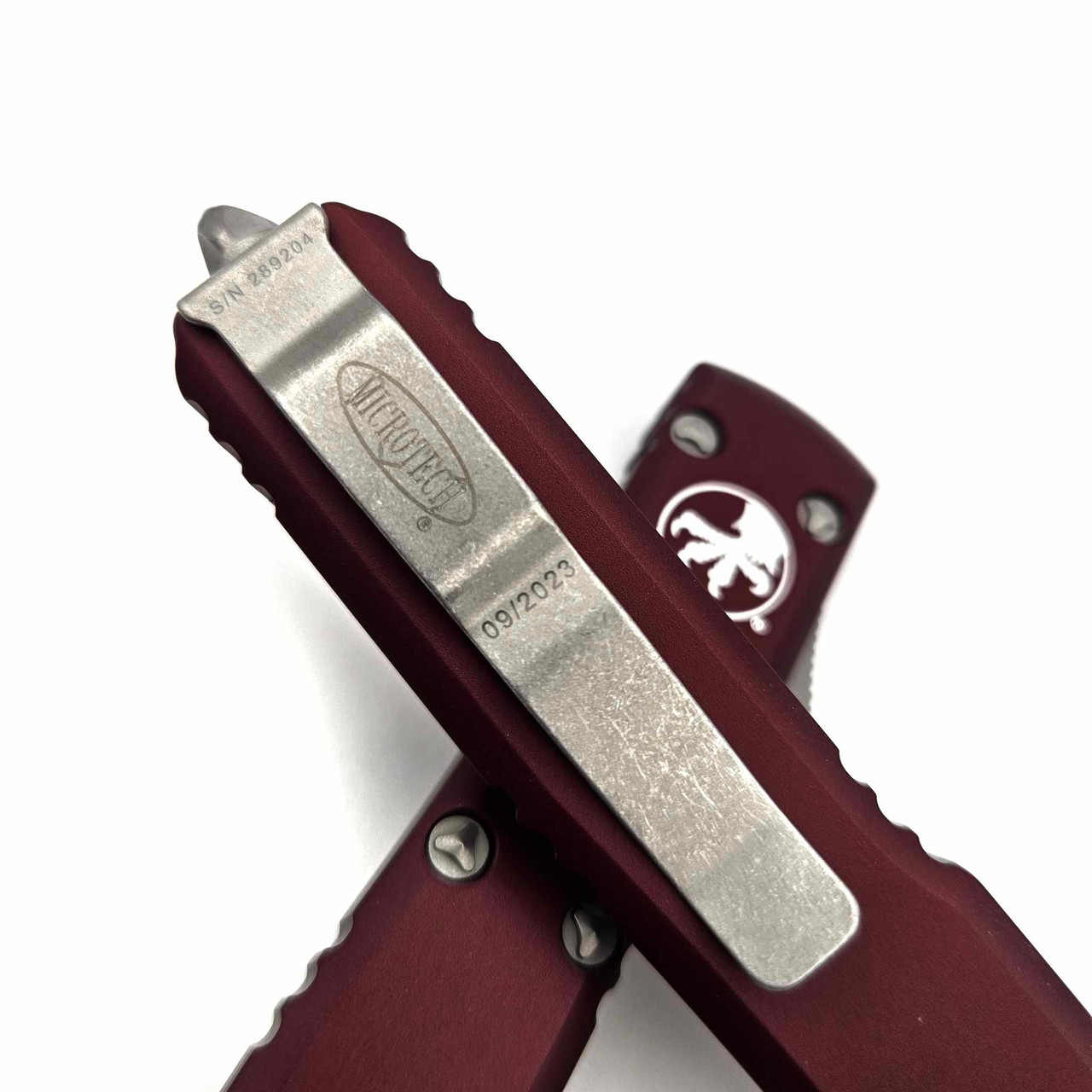 Microtech Ultratech 122 10apmr Merlot Double Edge Apocalyptic