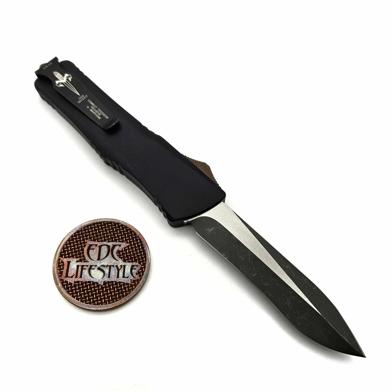Marfione Custom Combat Troodon Recurve Two Tone Fallout Finish Anodized