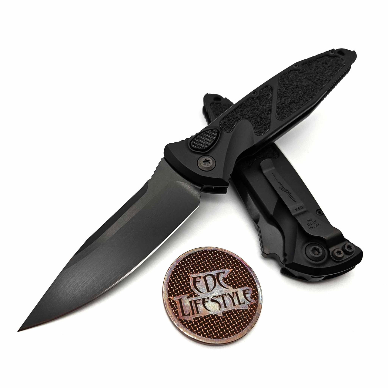 Microtech Socom Elite Auto 160a 1dlctsh Shadow Dlc Single Edge