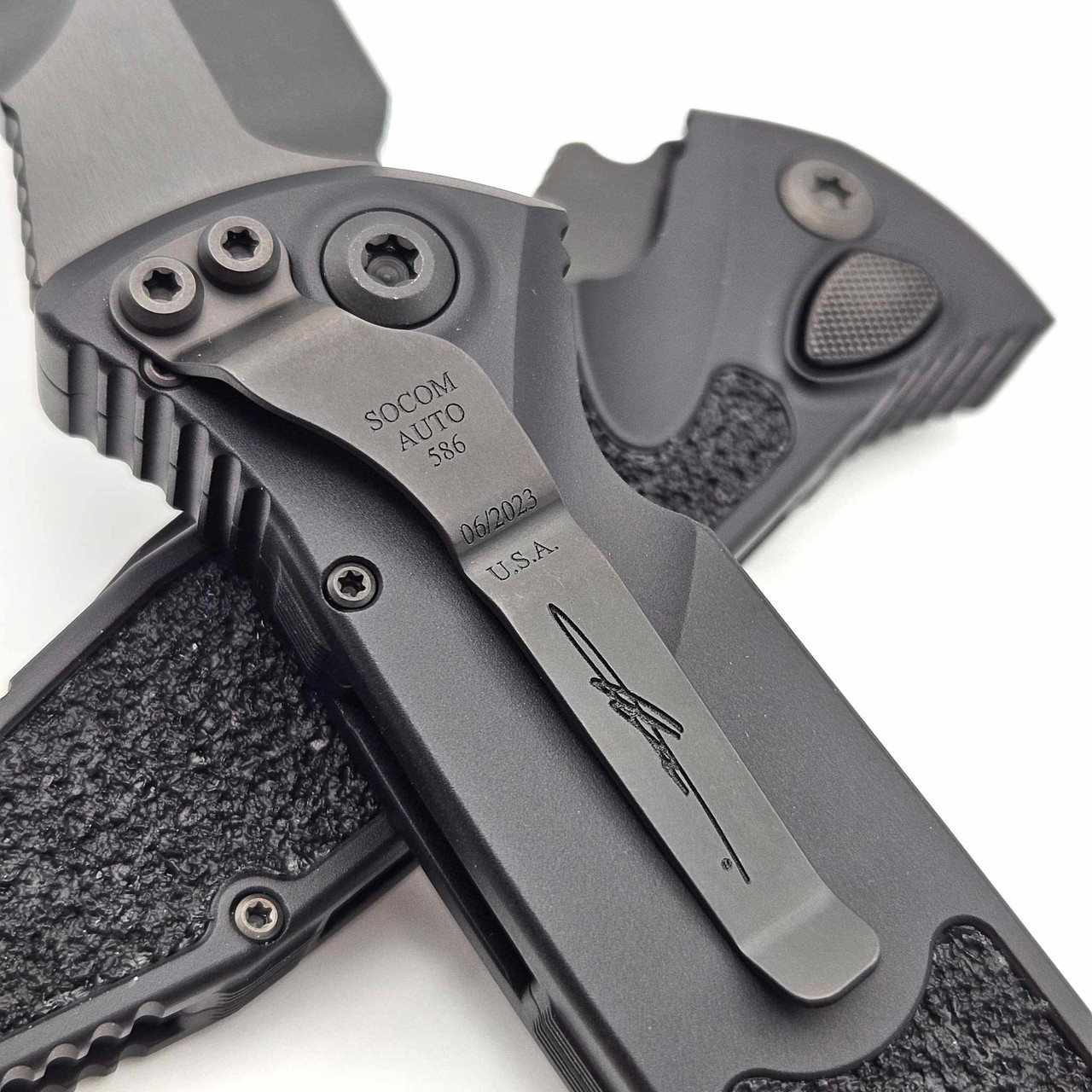 Microtech Socom Elite Auto 160a 1dlctssh Shadow Dlc Spear Point