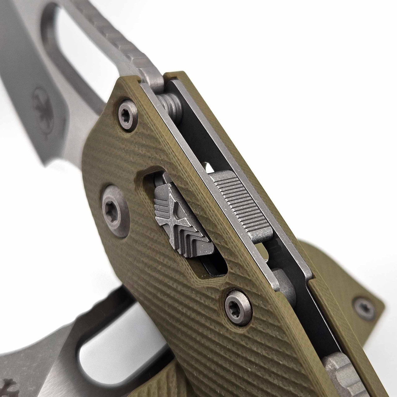 Microtech Stitch Ram Lok 169rl 10apflgtod Fluted Od Green G 10 Apocalyptic