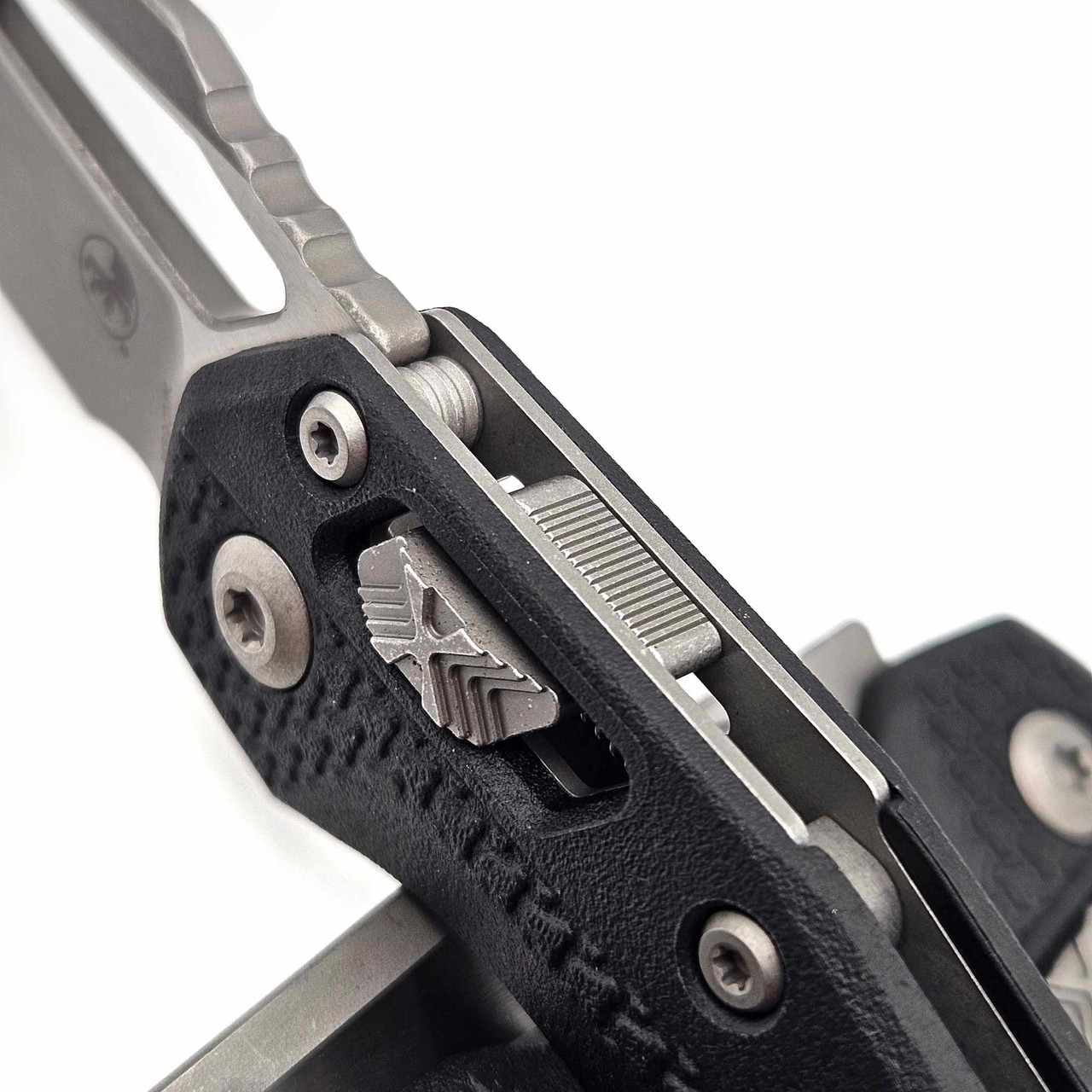 Microtech MSI Ram-Lok S/E Tri-Grip Polymer Black Apocalyptic 210T-10APPMBK