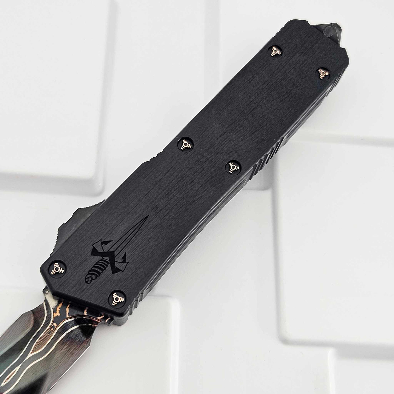 Marfione Custom Scarab II DES Hot Blued Riptide Ultra Pattern Baker ...