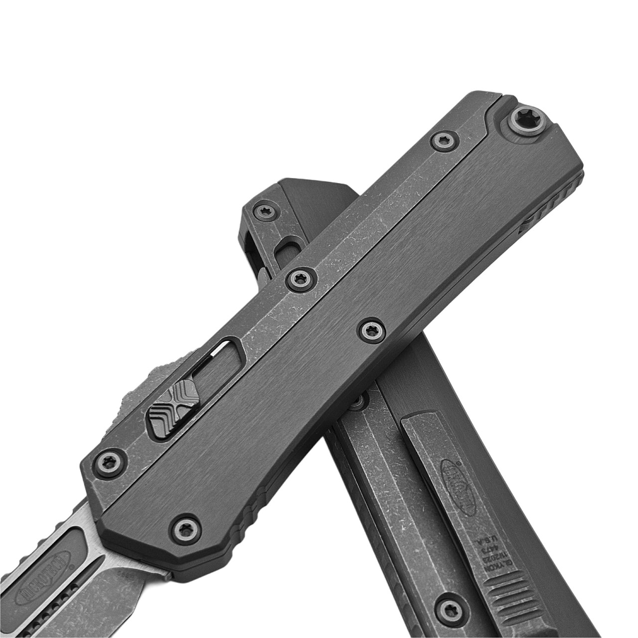 Microtech Knives Glykon 184-10APNC Natural Clear Bayonet Apocalyptic ...