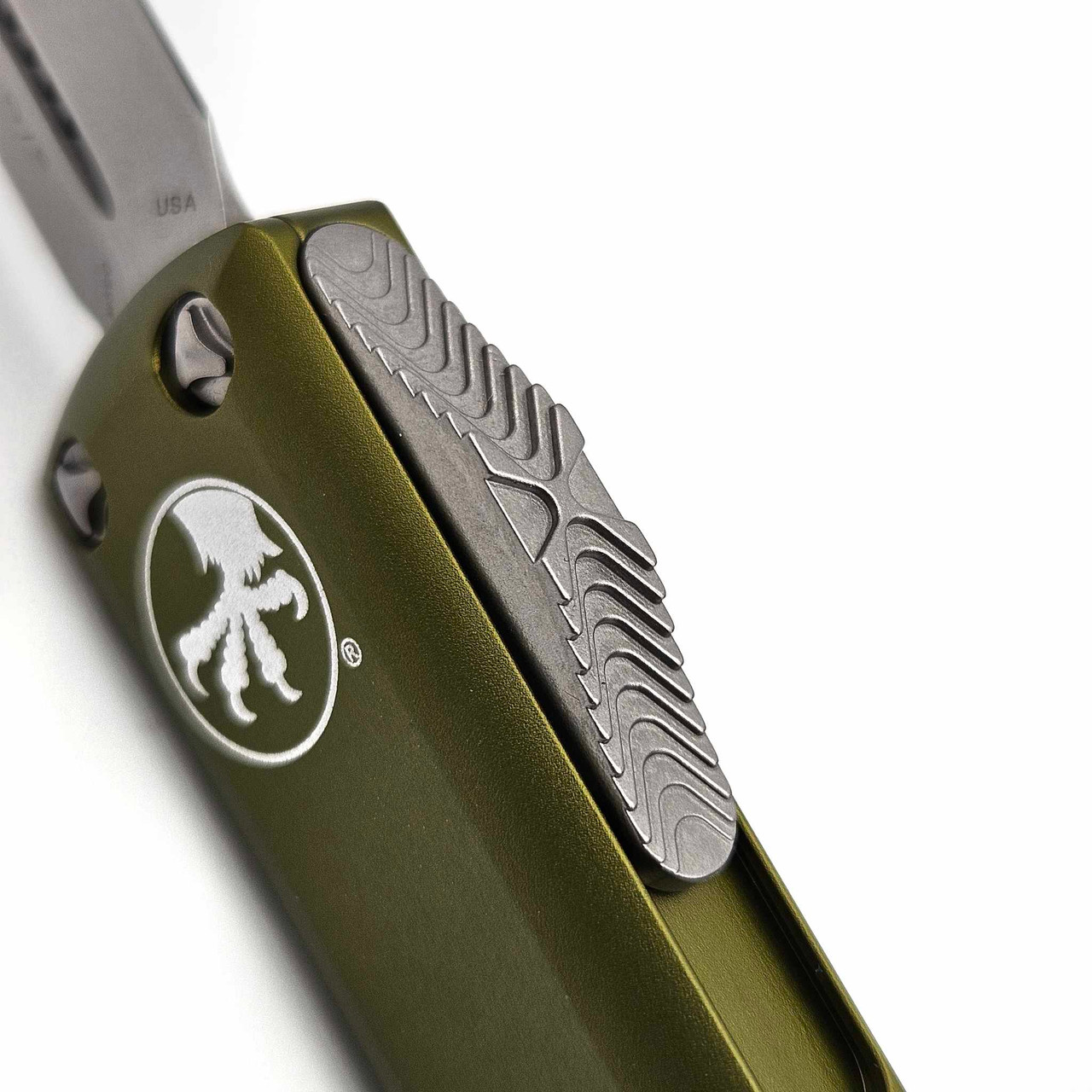 Microtech Utx 85 232 10 Od Od Green Stonewash Double Edge