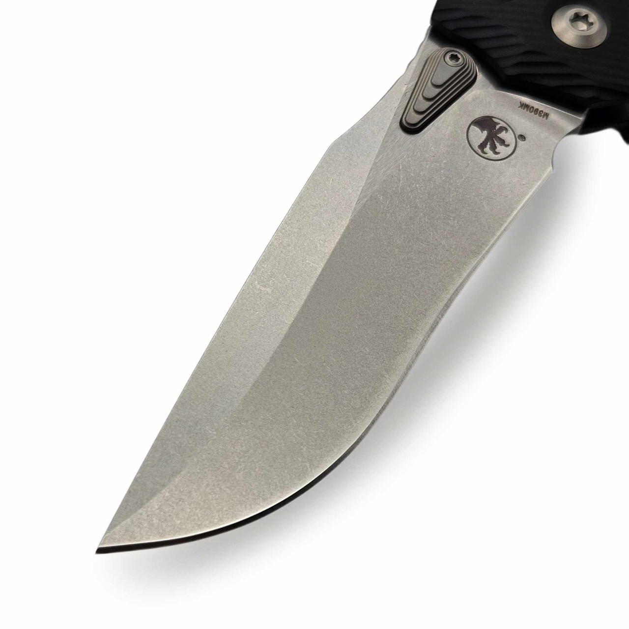 Microtech Amphibian Ram Lok 137rl 10fl Fluted Black Aluminum Stonewash