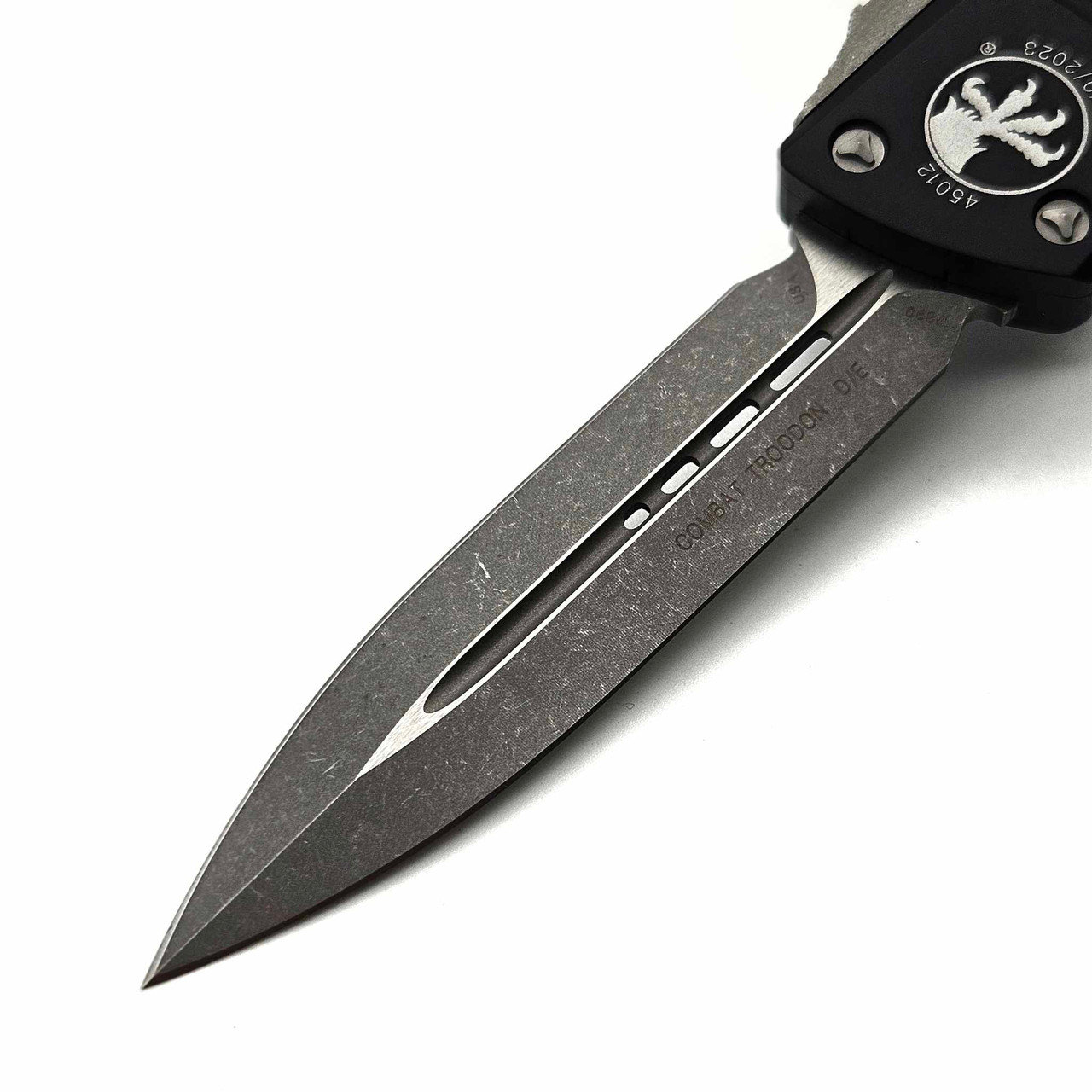 Microtech Combat Troodon 142 10ap Black Apocalyptic Double Edge