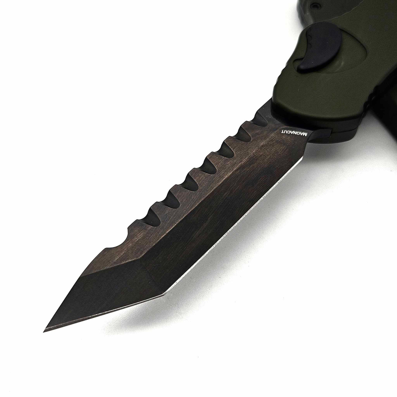 Heretic Knives Hydra Od Green Tactical Single Action Auto Dlc Tanto