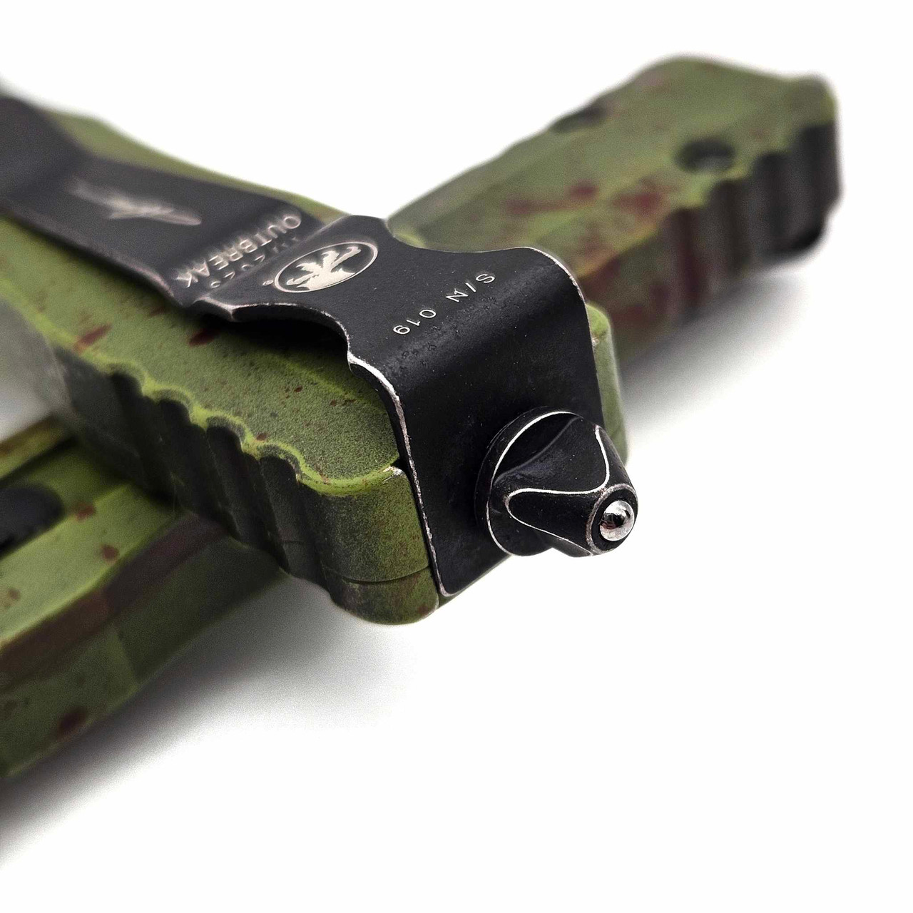 Microtech Dirac 225-1OBDS Outbreak Deep Engraved D/E